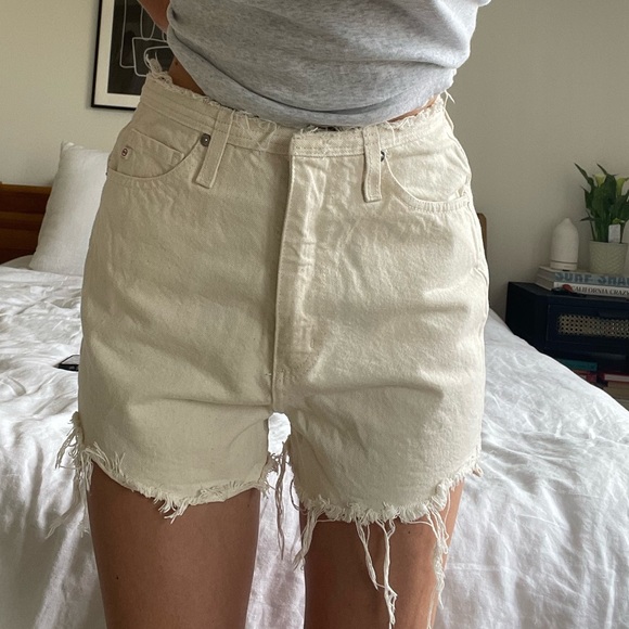 Shorts | Ag Jeans Ivory Shorts | Poshmark